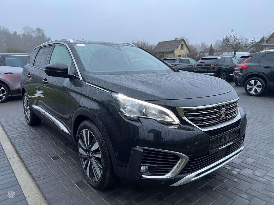 Melns Peugeot 5008 2020 Kauņa, ar dzinēja tilpumu 1.20 L un nobraukumu 201 tūkst. km par 12500 €, foto 6 vietnē AUTOMOTO.COM.LV
