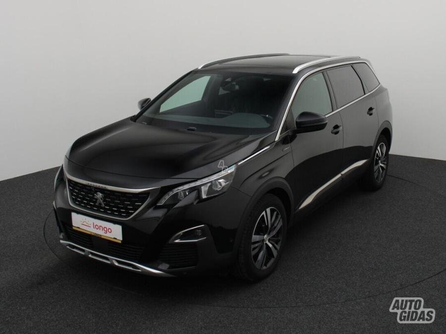Black Peugeot 5008 2020 in Vilnius, with an engine capacity of 1.50 L and mileage of 129 thousand km for 18999 €, photo 1 on AUTOMOTO.COM.LV