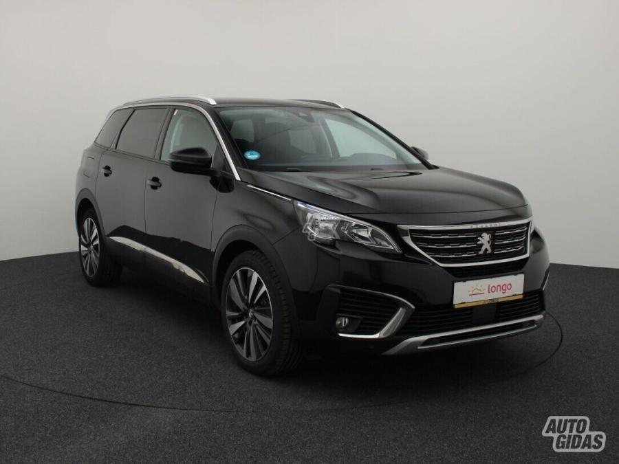Black Peugeot 5008 2020 in Vilnius, with an engine capacity of 1.20 L and mileage of 120 thousand km for 15399 €, photo 10 on AUTOMOTO.COM.LV