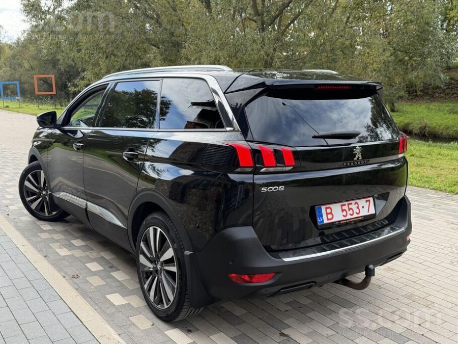 Melns Peugeot 5008 2020 Rēzekne, ar dzinēja tilpumu 1.20 L un nobraukumu 139 tūkst. km par 10990 €, foto 6 vietnē AUTOMOTO.COM.LV