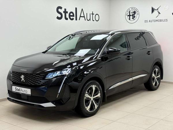 Black Peugeot 5008 2021 in Vilnius, with an engine capacity of 1.20 L and mileage of 68 thousand km for 19000 €, photo 2 on AUTOMOTO.COM.LV