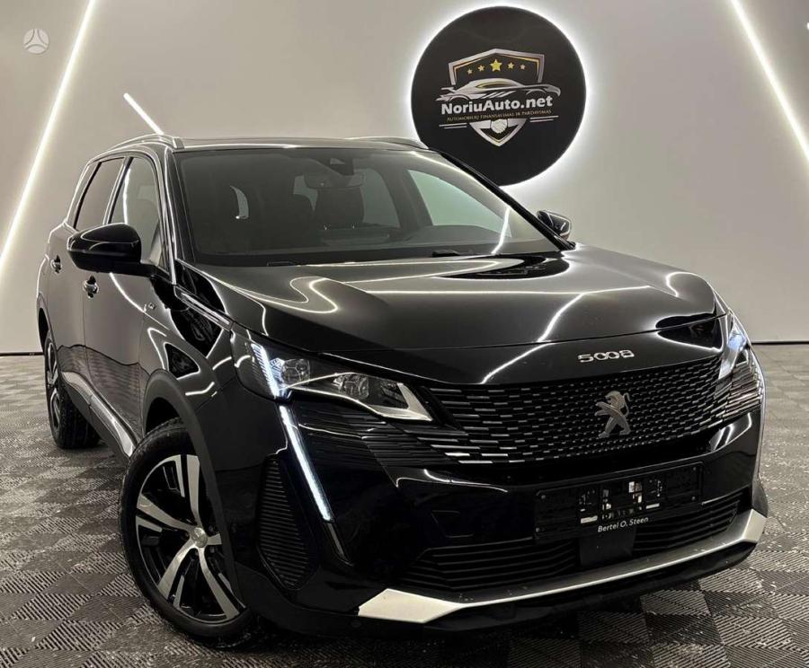 Black Peugeot 5008 2021 in Marijampole, with an engine capacity of 2.00 L and mileage of 297 thousand km for 13999 €, photo 1 on AUTOMOTO.COM.LV