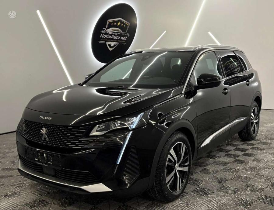 Black Peugeot 5008 2021 in Marijampole, with an engine capacity of 2.00 L and mileage of 297 thousand km for 13999 €, photo 11 on AUTOMOTO.COM.LV
