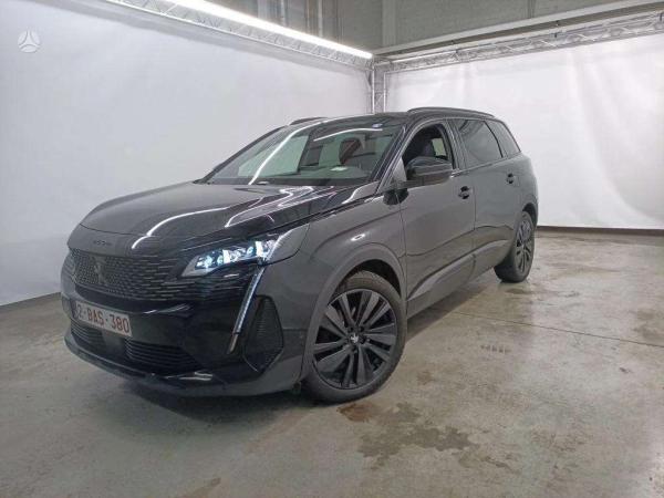 Black Peugeot 5008 2021 in Kaunas, with an engine capacity of 1.50 L and mileage of 142 thousand km for 21538 €, photo 2 on AUTOMOTO.COM.LV