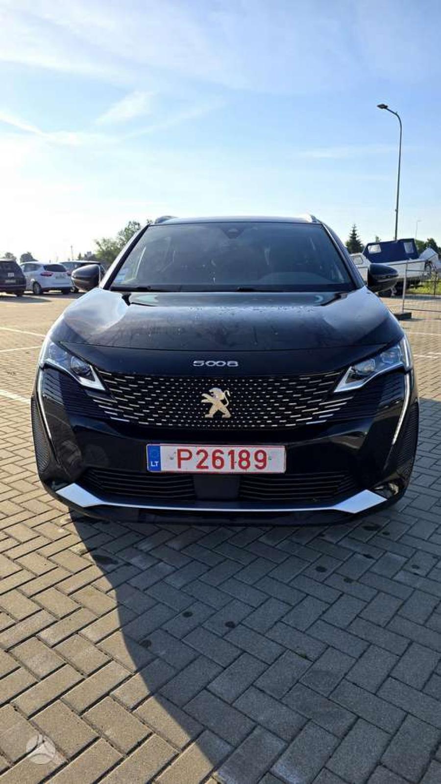 Melns Peugeot 5008 2021 Tauragė, ar dzinēja tilpumu 1.20 L un nobraukumu 158 tūkst. km par 15730 €, foto 3 vietnē AUTOMOTO.COM.LV