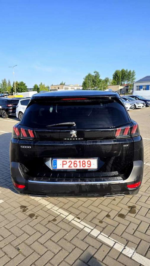 Melns Peugeot 5008 2021 Tauragė, ar dzinēja tilpumu 1.20 L un nobraukumu 158 tūkst. km par 15730 €, foto 9 vietnē AUTOMOTO.COM.LV