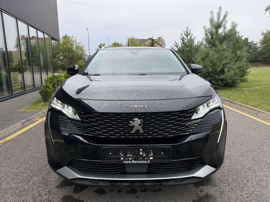 Black Peugeot 5008 2021 in Kaunas, with an engine capacity of 1.20 L and mileage of 151 thousand km for 15300 €, photo 5 on AUTOMOTO.COM.LV