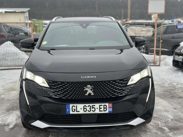 Melns Peugeot 5008 2022 Viļņa, ar dzinēja tilpumu 1.50 L un nobraukumu 170 tūkst. km par 19359 €, foto 2 vietnē AUTOMOTO.COM.LV