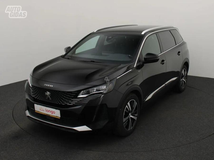 Black Peugeot 5008 2022 in Vilnius, with an engine capacity of 1.50 L and mileage of 180 thousand km for 19599 €, photo 1 on AUTOMOTO.COM.LV