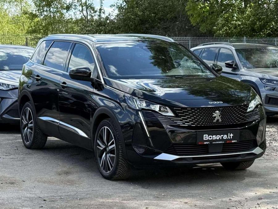 Melns Peugeot 5008 2022 Viļņa, ar dzinēja tilpumu 1.60 L un nobraukumu 181 tūkst. km par 19990 €, foto 4 vietnē AUTOMOTO.COM.LV