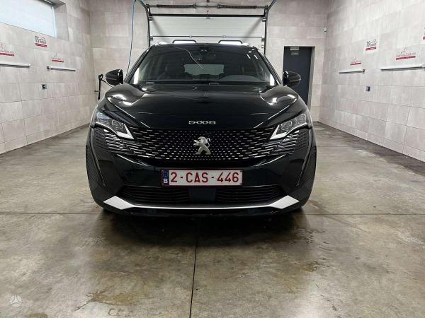 Black Peugeot 5008 2022 in Marijampole, with an engine capacity of 1.50 L and mileage of 92 thousand km for 22978 €, photo 2 on AUTOMOTO.COM.LV