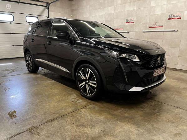 Black Peugeot 5008 2022 in Marijampole, with an engine capacity of 1.50 L and mileage of 92 thousand km for 22978 €, photo 3 on AUTOMOTO.COM.LV