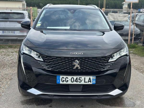 Black Peugeot 5008 2022 in Vilnius, with an engine capacity of 1.50 L and mileage of 158 thousand km for 15487 €, photo 2 on AUTOMOTO.COM.LV
