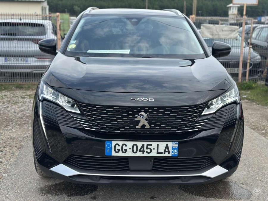 Melns Peugeot 5008 2022 Viļņa, ar dzinēja tilpumu 1.50 L un nobraukumu 158 tūkst. km par 15487 €, foto 3 vietnē AUTOMOTO.COM.LV