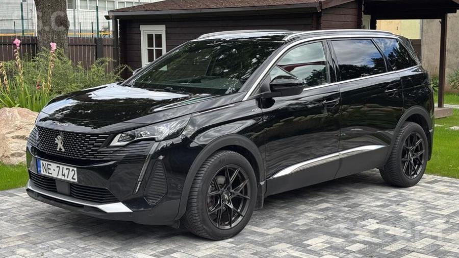 Melns Peugeot 5008 2022 Ogre, ar dzinēja tilpumu 2.00 L un nobraukumu 113 tūkst. km par 24900 €, foto 1 vietnē AUTOMOTO.COM.LV