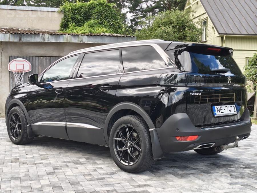 Melns Peugeot 5008 2022 Ogre, ar dzinēja tilpumu 2.00 L un nobraukumu 113 tūkst. km par 24900 €, foto 8 vietnē AUTOMOTO.COM.LV