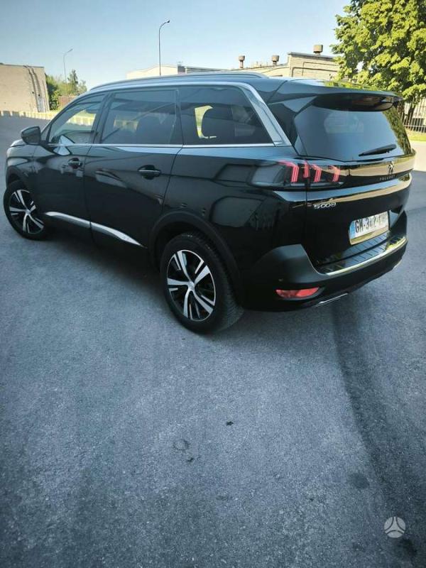 Black Peugeot 5008 2023 in Marijampole, with an engine capacity of 1.50 L and mileage of 175 thousand km for 19359 €, photo 4 on AUTOMOTO.COM.LV