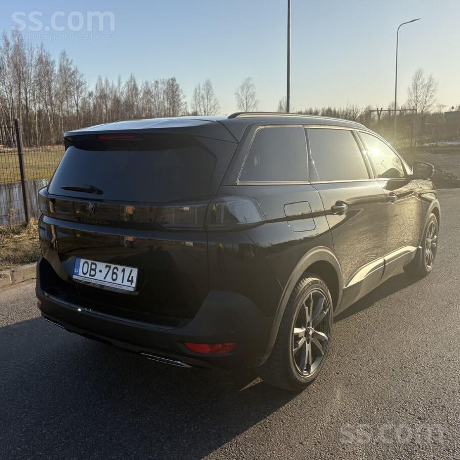 Черный Пежо 5008 2023 в Резекне, объемом двигателя 1.50 л и пробегом 81 тыс. км за 25500 €, фото 4 на AUTOMOTO.COM.LV