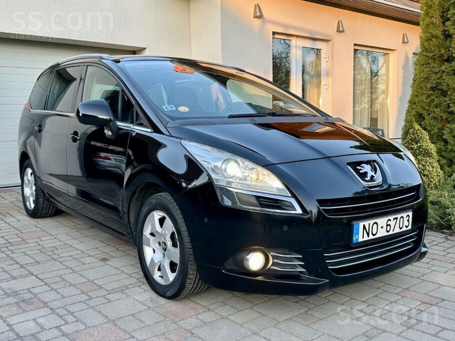 Melns Peugeot 5008 2009 Rīga, ar dzinēja tilpumu 1.60 L un nobraukumu 280 tūkst. km par 3900 €, foto 2 vietnē AUTOMOTO.COM.LV