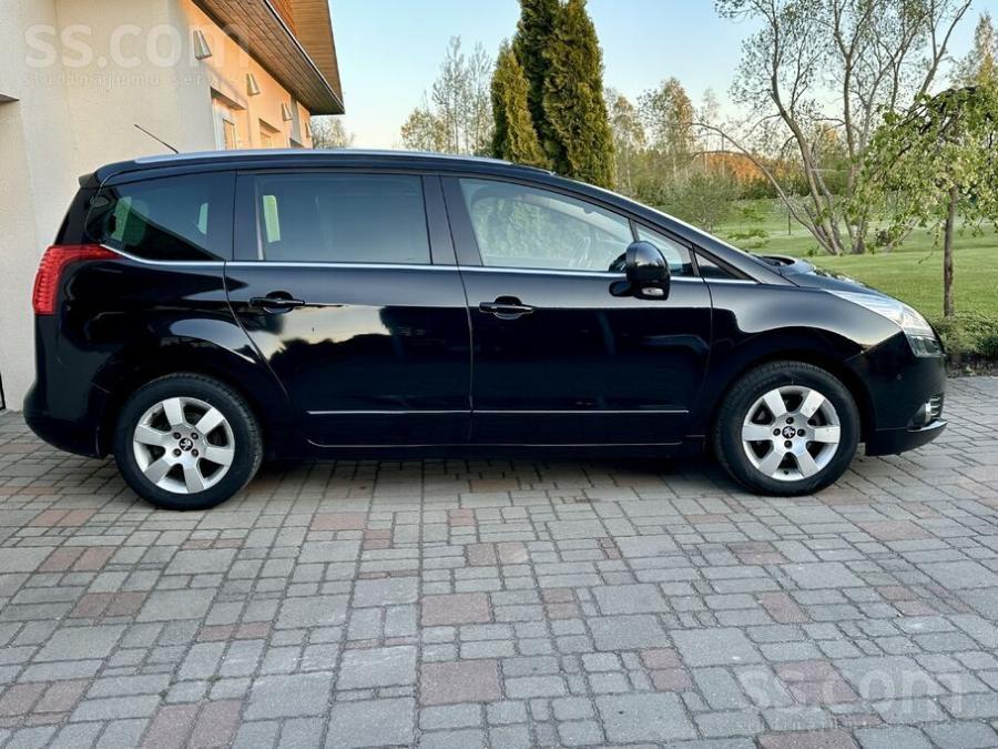 Melns Peugeot 5008 2009 Rīga, ar dzinēja tilpumu 1.60 L un nobraukumu 280 tūkst. km par 3900 €, foto 4 vietnē AUTOMOTO.COM.LV