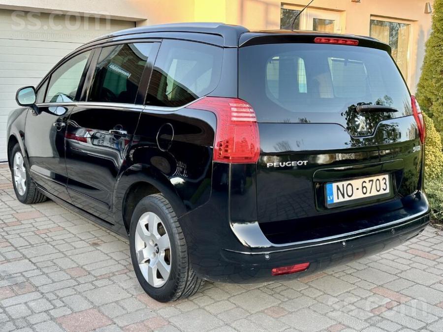 Melns Peugeot 5008 2009 Rīga, ar dzinēja tilpumu 1.60 L un nobraukumu 280 tūkst. km par 3900 €, foto 7 vietnē AUTOMOTO.COM.LV