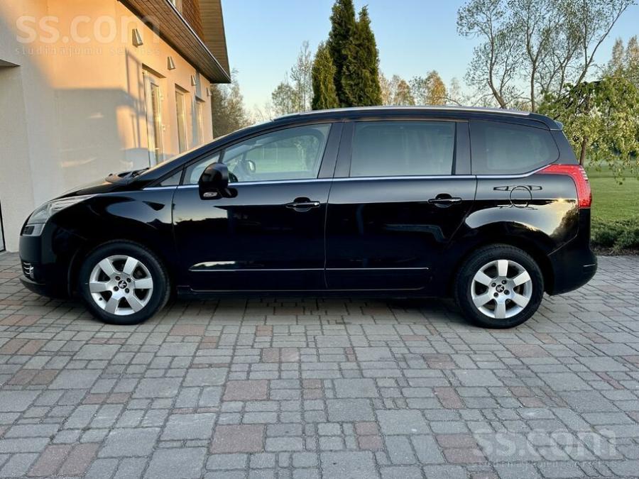 Melns Peugeot 5008 2009 Rīga, ar dzinēja tilpumu 1.60 L un nobraukumu 280 tūkst. km par 3900 €, foto 8 vietnē AUTOMOTO.COM.LV