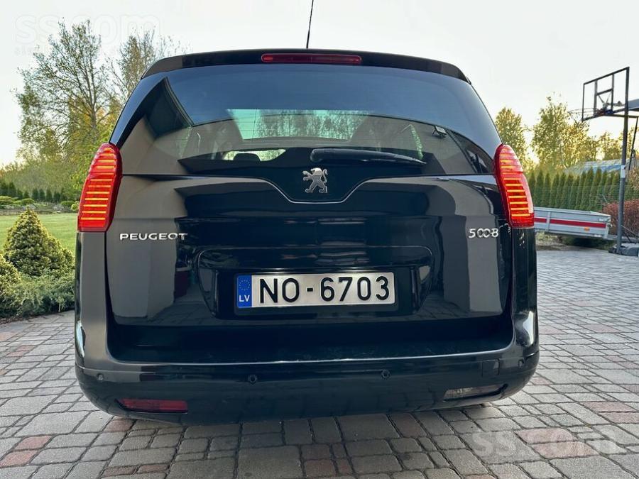 Melns Peugeot 5008 2009 Rīga, ar dzinēja tilpumu 1.60 L un nobraukumu 280 tūkst. km par 3900 €, foto 9 vietnē AUTOMOTO.COM.LV