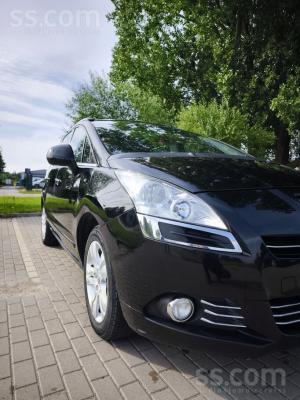 Melns Peugeot 5008 2009 Liepāja, ar dzinēja tilpumu 1.60 L un nobraukumu 268 tūkst. km par 2400 €, foto  vietnē AUTOMOTO.COM.LV