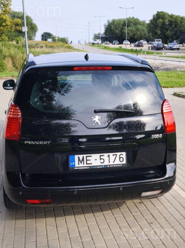 Melns Peugeot 5008 2009 Liepāja, ar dzinēja tilpumu 1.60 L un nobraukumu 268 tūkst. km par 2400 €, foto 7 vietnē AUTOMOTO.COM.LV