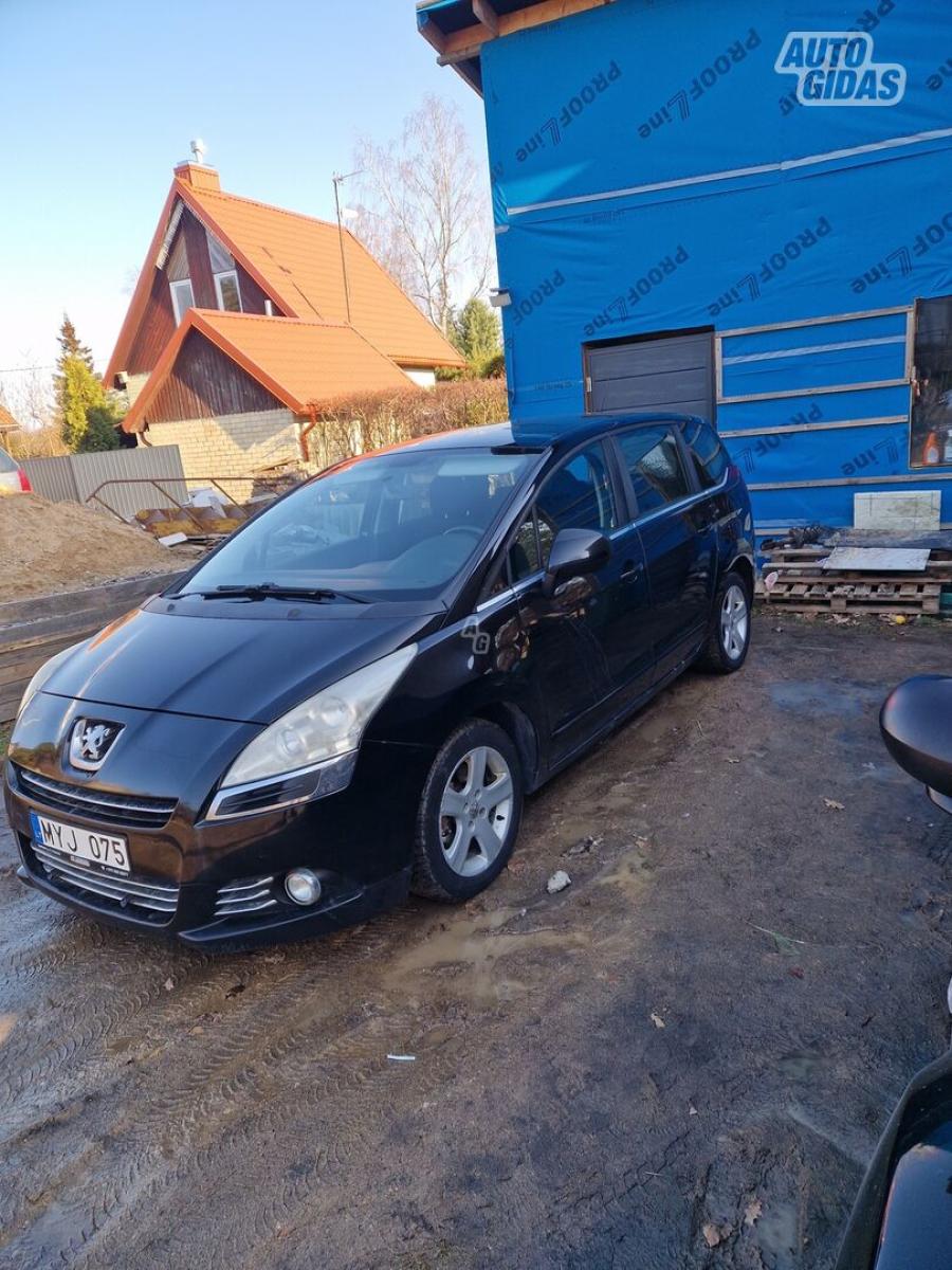 Black Peugeot 5008 2010 in Kaunas, with an engine capacity of 2.00 L and mileage of 345 thousand km for 3000 €, photo 2 on AUTOMOTO.COM.LV