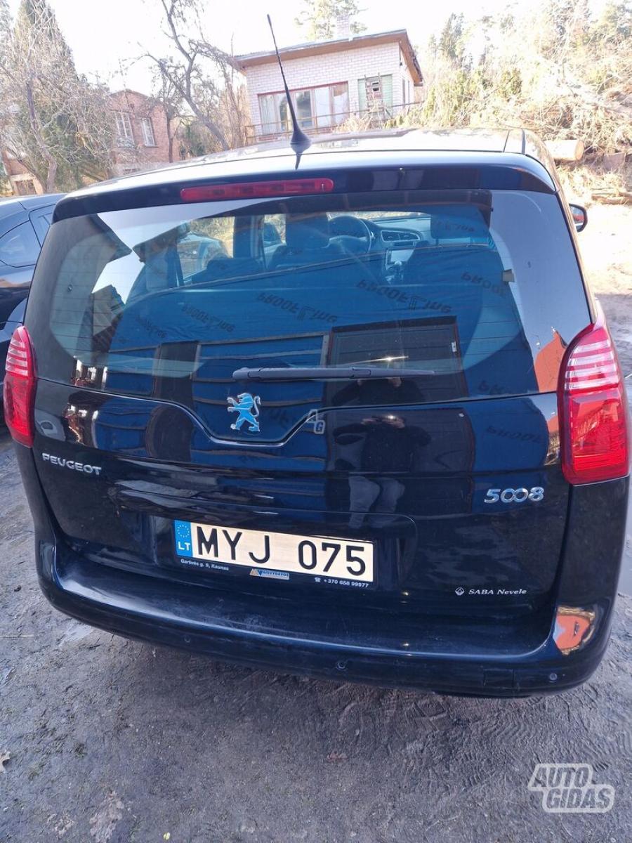 Black Peugeot 5008 2010 in Kaunas, with an engine capacity of 2.00 L and mileage of 345 thousand km for 3000 €, photo 6 on AUTOMOTO.COM.LV