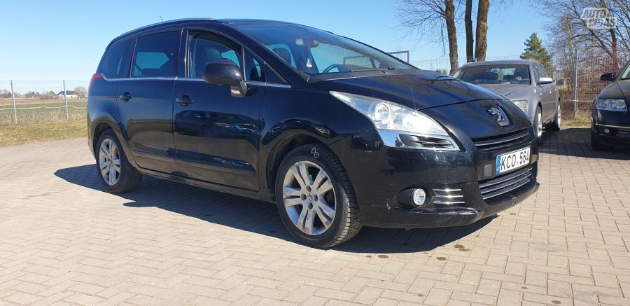 Melns Peugeot 5008 2010 Kėdainiai, ar dzinēja tilpumu 1.60 L un nobraukumu 218 tūkst. km par 2600 €, foto 3 vietnē AUTOMOTO.COM.LV
