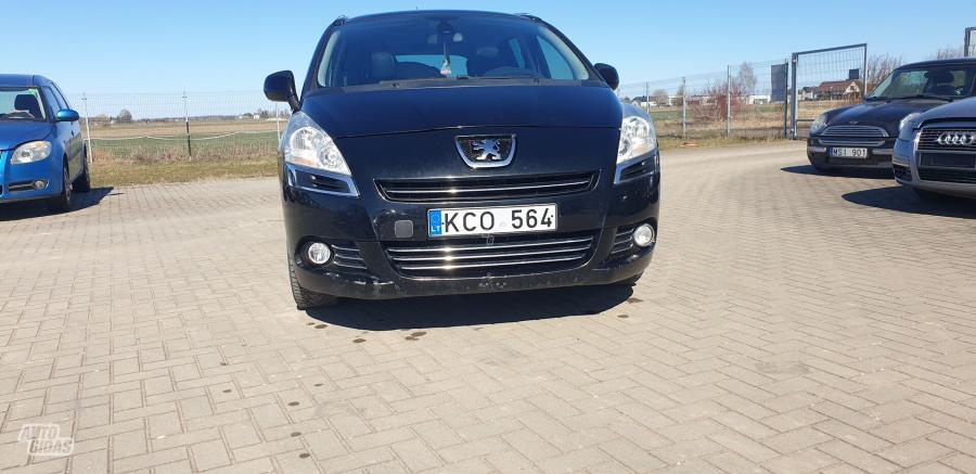 Melns Peugeot 5008 2010 Kėdainiai, ar dzinēja tilpumu 1.60 L un nobraukumu 218 tūkst. km par 2600 €, foto 4 vietnē AUTOMOTO.COM.LV