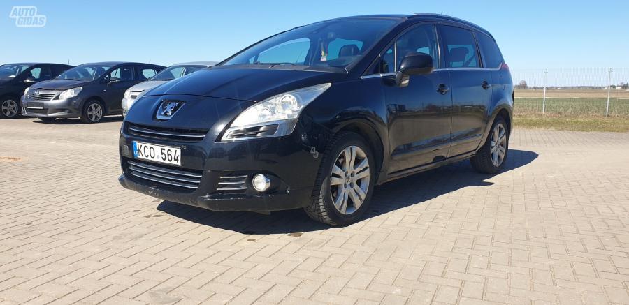 Melns Peugeot 5008 2010 Kėdainiai, ar dzinēja tilpumu 1.60 L un nobraukumu 218 tūkst. km par 2600 €, foto 5 vietnē AUTOMOTO.COM.LV