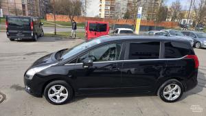 Black Peugeot 5008 2010 in Panevezys, with an engine capacity of 1.60 L and mileage of 193 thousand km for 2900 €, photo 12 on AUTOMOTO.COM.LV