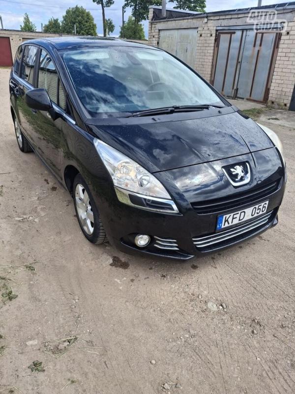 Melns Peugeot 5008 2010 Viļņa, ar dzinēja tilpumu 2.00 L un nobraukumu 282 tūkst. km par 2950 €, foto 1 vietnē AUTOMOTO.COM.LV