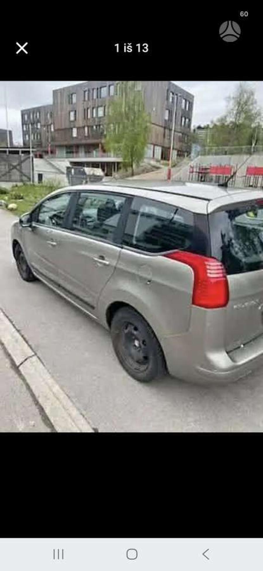 Melns Peugeot 5008 2010 Pasvalys, ar dzinēja tilpumu 1.60 L un nobraukumu 220 tūkst. km par 3200 €, foto 3 vietnē AUTOMOTO.COM.LV