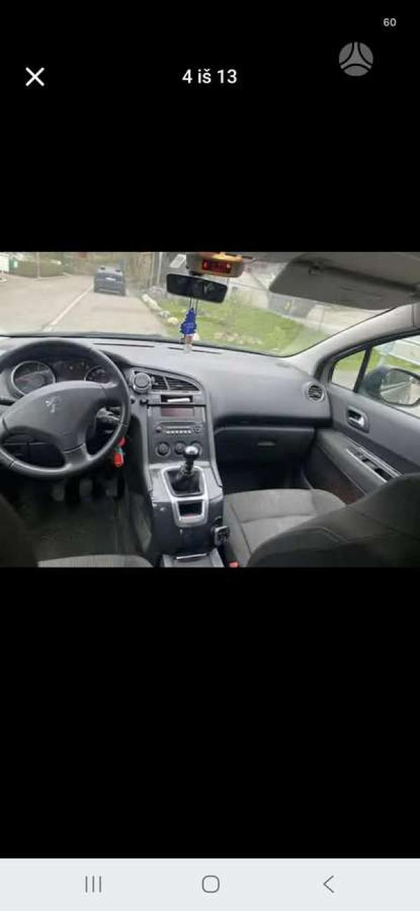 Black Peugeot 5008 2010 in Pasvalys, with an engine capacity of 1.60 L and mileage of 220 thousand km for 3200 €, photo 4 on AUTOMOTO.COM.LV
