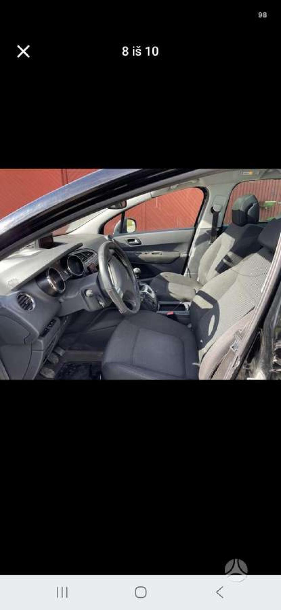 Melns Peugeot 5008 2010 Pasvalys, ar dzinēja tilpumu 1.60 L un nobraukumu 220 tūkst. km par 3200 €, foto 14 vietnē AUTOMOTO.COM.LV