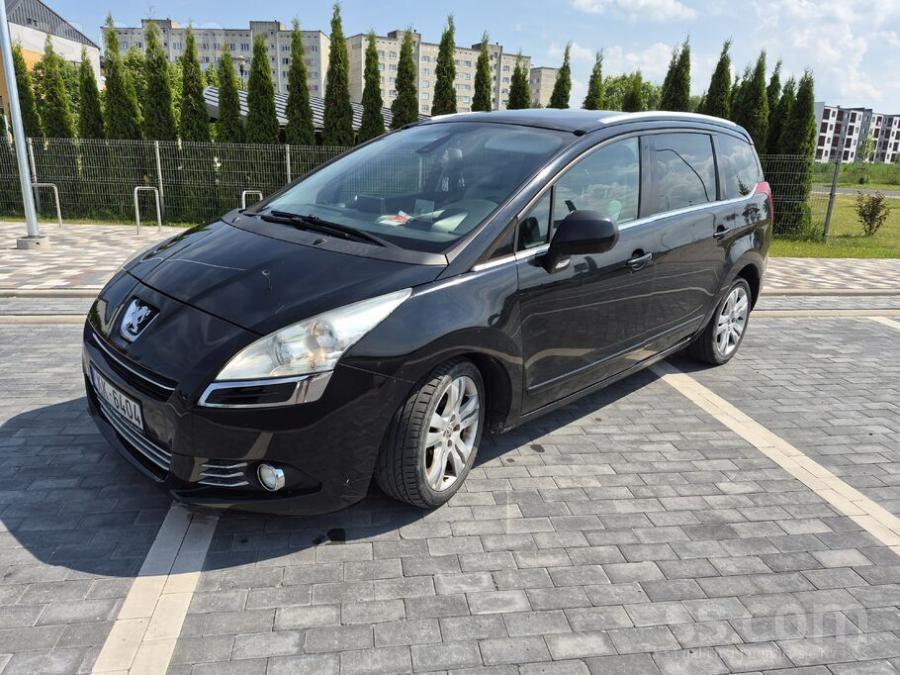 Melns Peugeot 5008 2010 Jelgava, ar dzinēja tilpumu 1.60 L un nobraukumu 363 tūkst. km par 8000 €, foto 4 vietnē AUTOMOTO.COM.LV