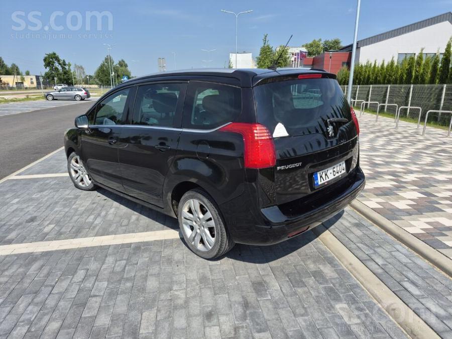 Melns Peugeot 5008 2010 Jelgava, ar dzinēja tilpumu 1.60 L un nobraukumu 363 tūkst. km par 8000 €, foto 6 vietnē AUTOMOTO.COM.LV