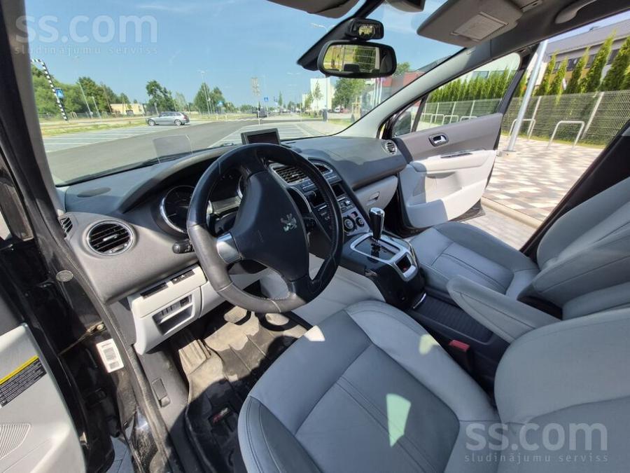 Melns Peugeot 5008 2010 Jelgava, ar dzinēja tilpumu 1.60 L un nobraukumu 363 tūkst. km par 8000 €, foto 10 vietnē AUTOMOTO.COM.LV