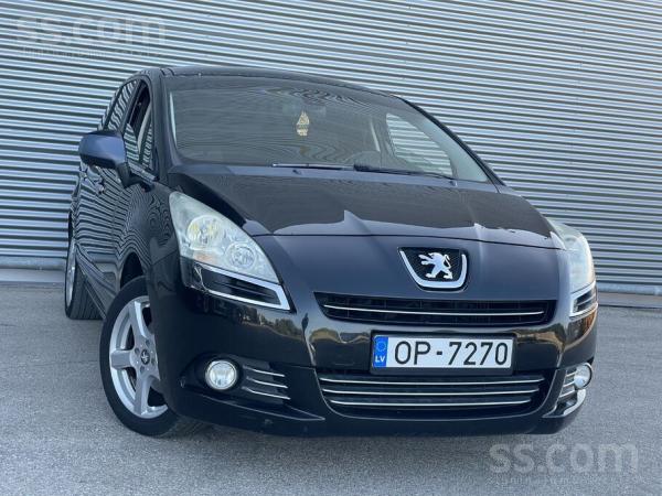Peugeot 5008 2010 in Riga on AUTOMOTO.COM.LV Black Peugeot 5008 2010 in Riga, with an engine capacity of 2.00 L and mileage of 263 thousand km for 4750 €, photo 3 on AUTOMOTO.COM.LV