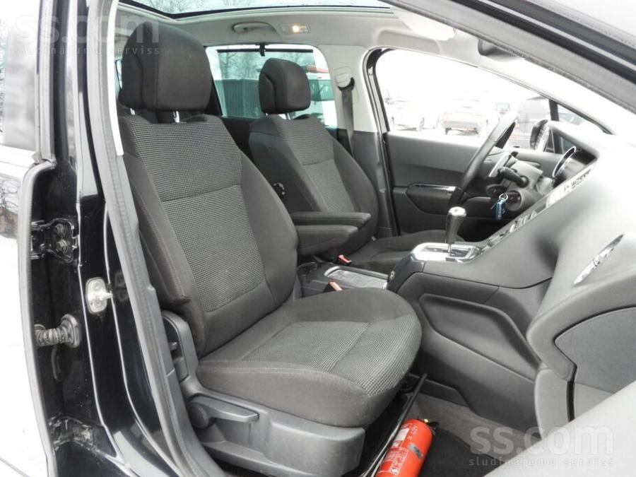 Melns Peugeot 5008 2011 Rīga, ar dzinēja tilpumu 1.60 L un nobraukumu 304 tūkst. km par 5790 €, foto 11 vietnē AUTOMOTO.COM.LV