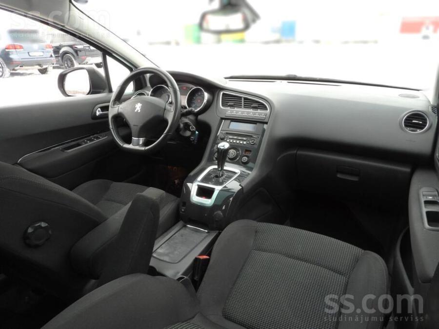 Melns Peugeot 5008 2011 Rīga, ar dzinēja tilpumu 1.60 L un nobraukumu 304 tūkst. km par 5790 €, foto 12 vietnē AUTOMOTO.COM.LV