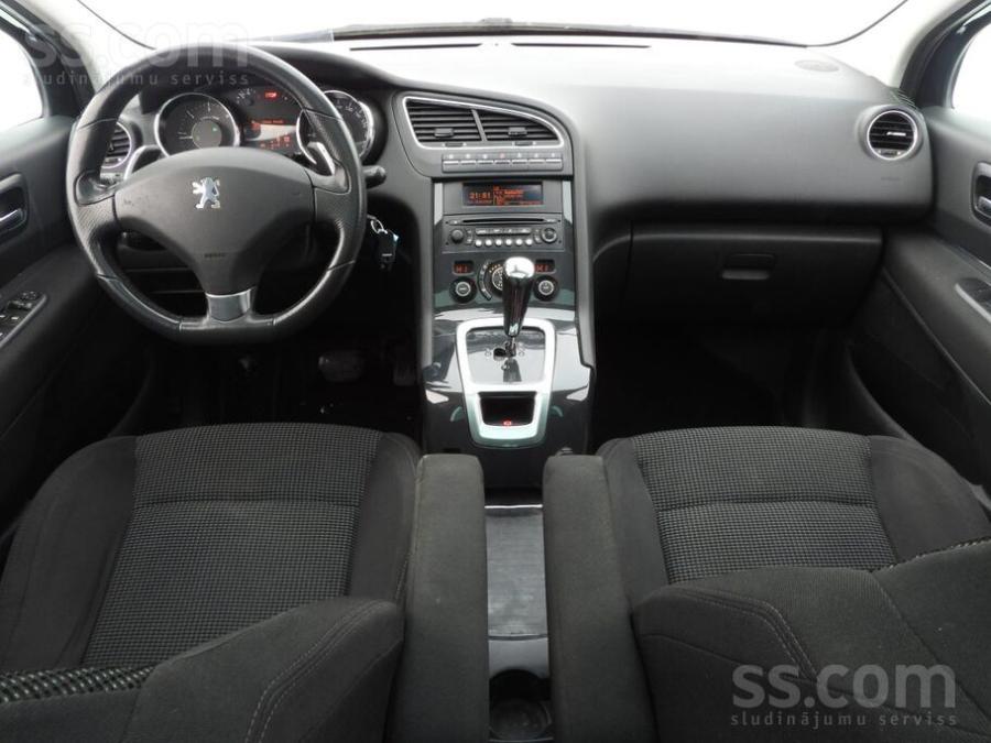 Melns Peugeot 5008 2011 Rīga, ar dzinēja tilpumu 1.60 L un nobraukumu 304 tūkst. km par 5790 €, foto 13 vietnē AUTOMOTO.COM.LV