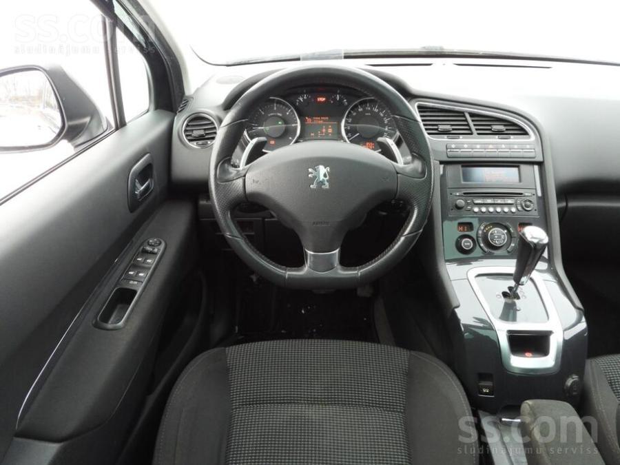 Melns Peugeot 5008 2011 Rīga, ar dzinēja tilpumu 1.60 L un nobraukumu 304 tūkst. km par 5790 €, foto 15 vietnē AUTOMOTO.COM.LV
