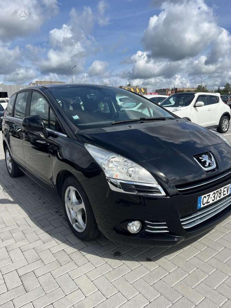 Черный Пежо 5008 2011 в Таураге, объемом двигателя 1.56 л и пробегом 256 тыс. км за 3100 €, фото 6 на AUTOMOTO.COM.LV