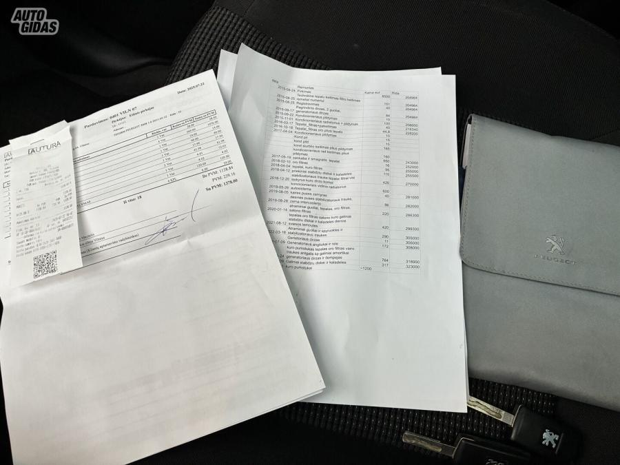 Черный Пежо 5008 2011 в Вильнюс, объемом двигателя 1.60 л и пробегом 339 тыс. км за 2600 €, фото 13 на AUTOMOTO.COM.LV