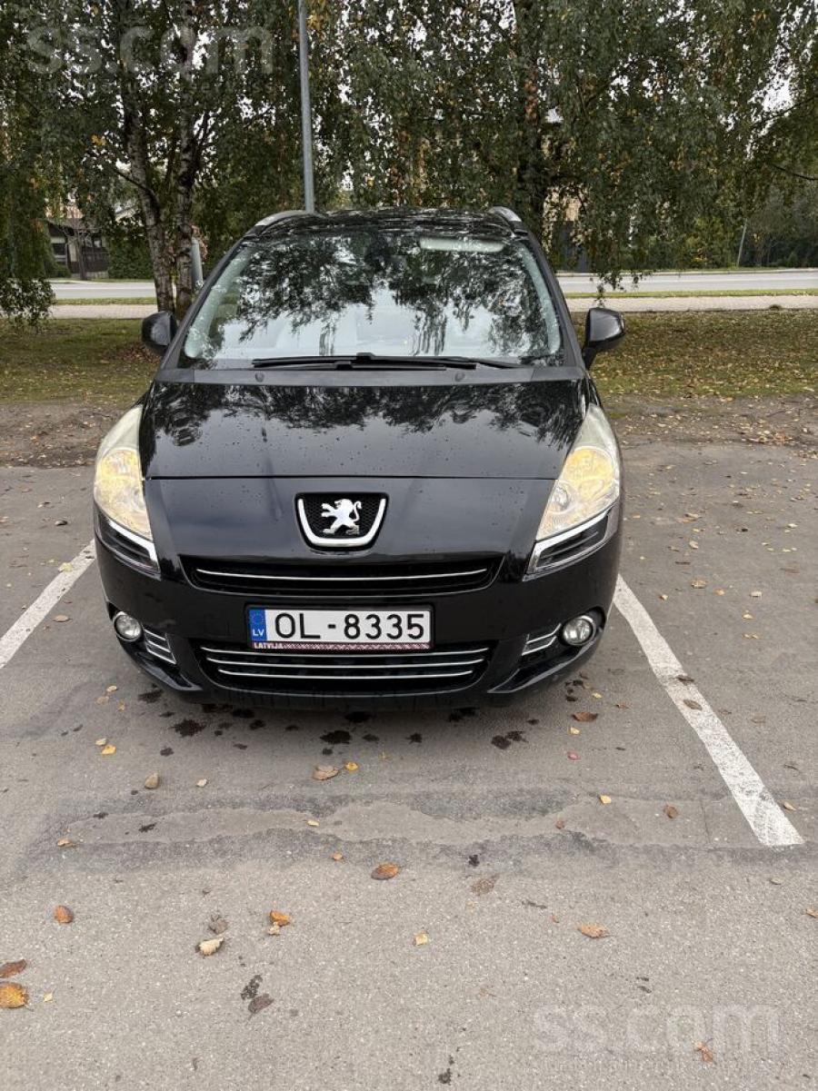 Melns Peugeot 5008 2011 Jelgava, ar dzinēja tilpumu 1.60 L un nobraukumu 244 tūkst. km par 4500 €, foto 1 vietnē AUTOMOTO.COM.LV
